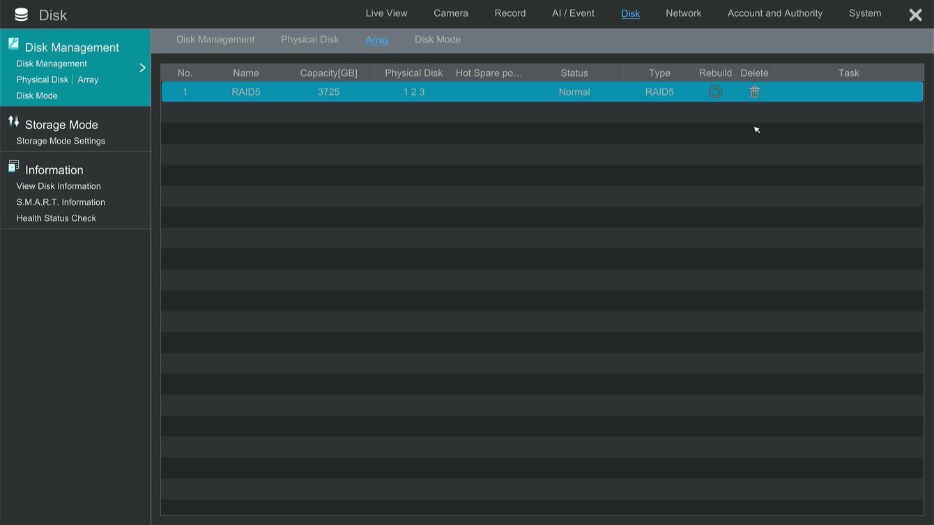 How to Configure RAID on a Blue Series Recorder