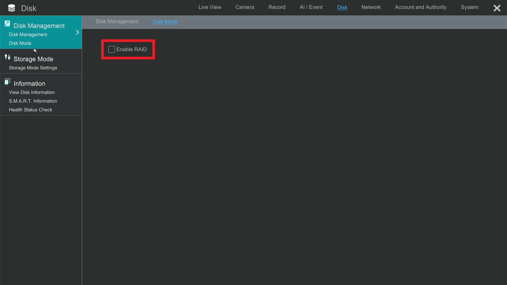 How to Configure RAID on a Blue Series Recorder