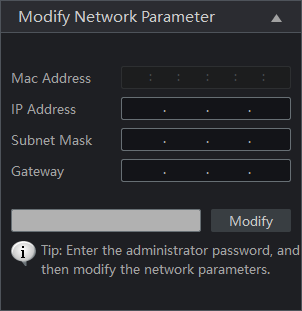 How to assign an IP camera with a static IP address?