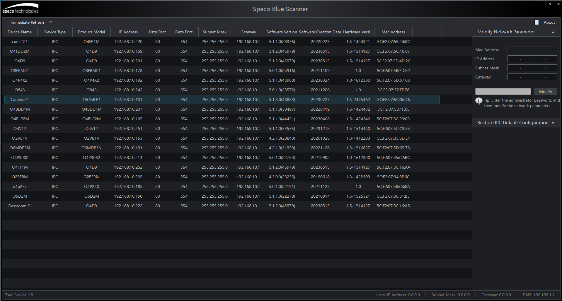 How to connect to an IP camera from a computer.