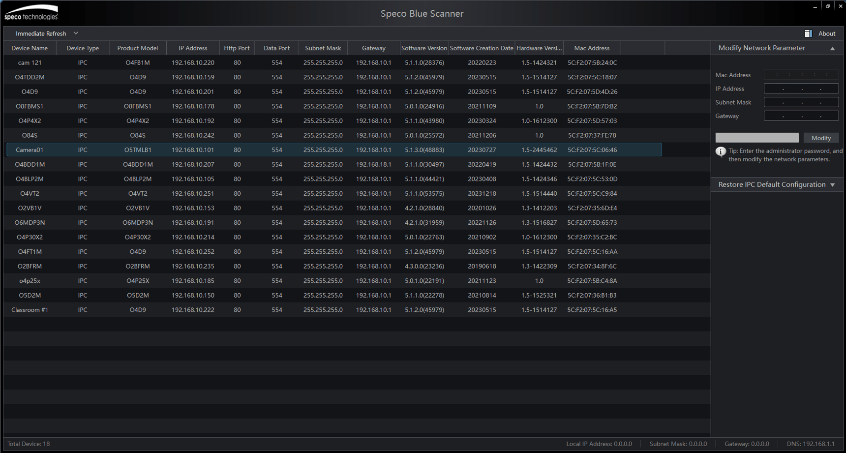 How to connect to an IP camera from a computer.
