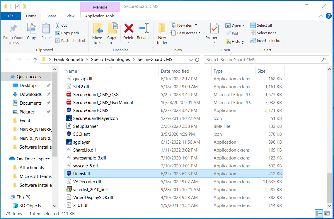 How to reset your password for SecureGuard CMS using Windows