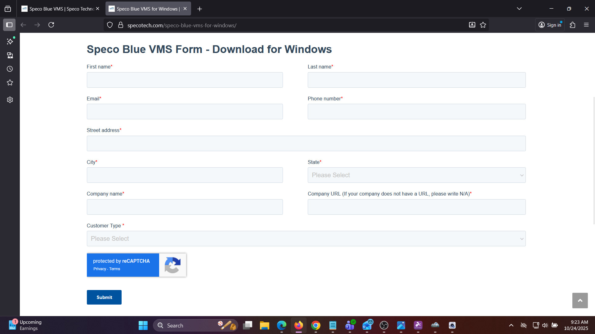 Speco Blue VMS Lite - Quick Start Guide