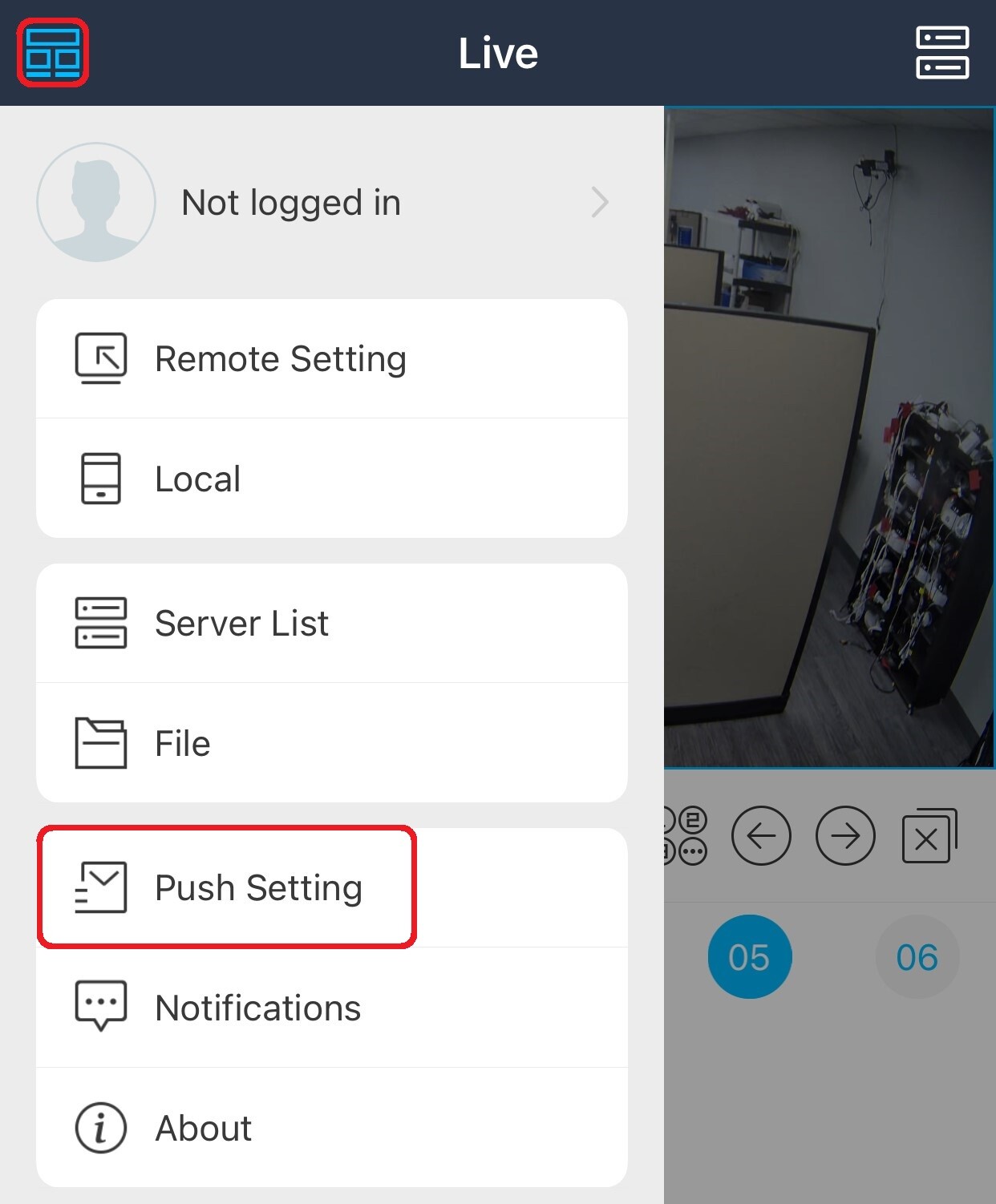How to enable Push Notifications on a Speco Blue Recorder