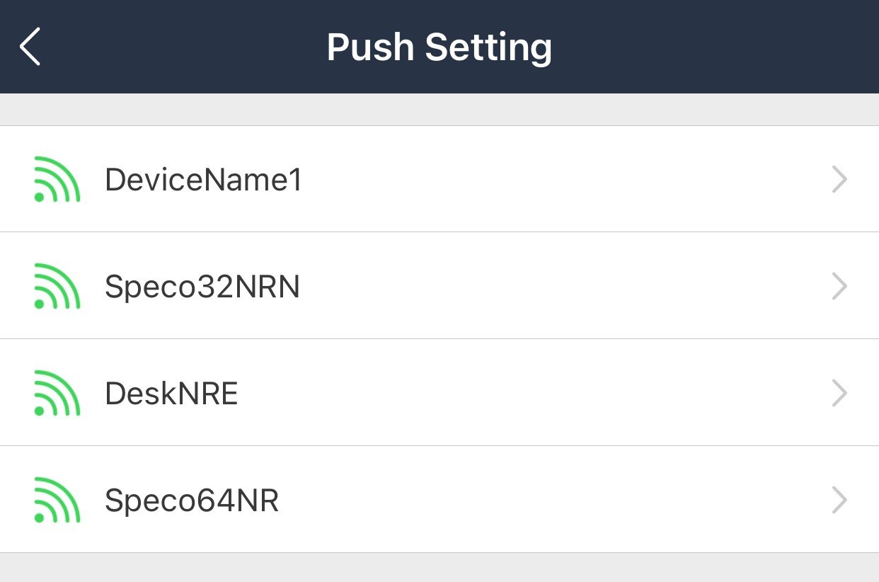 How to enable Push Notifications on a Speco Blue Recorder
