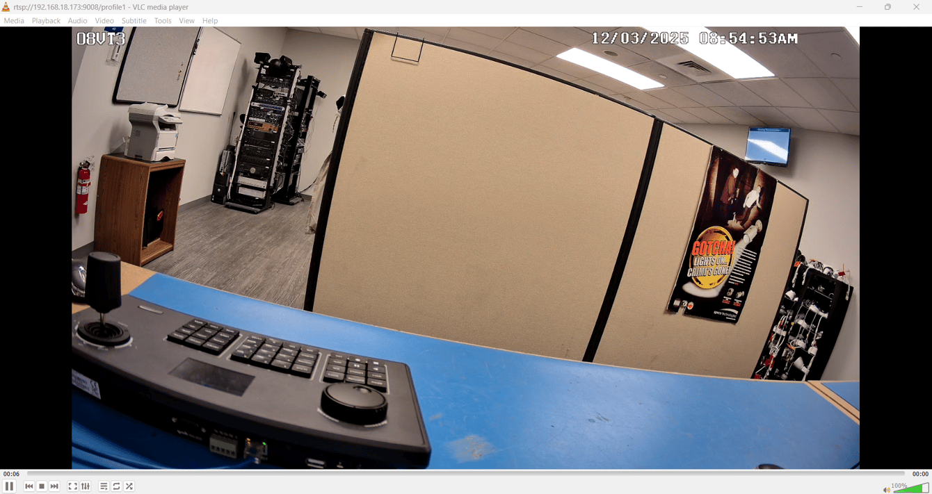 How to use an RTSP Stream from a Speco Blue Camera