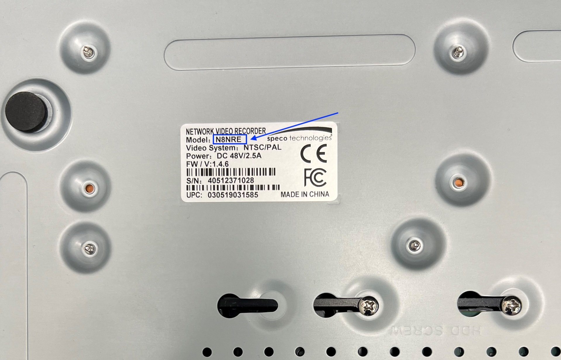 How to tell what model recorder you have.