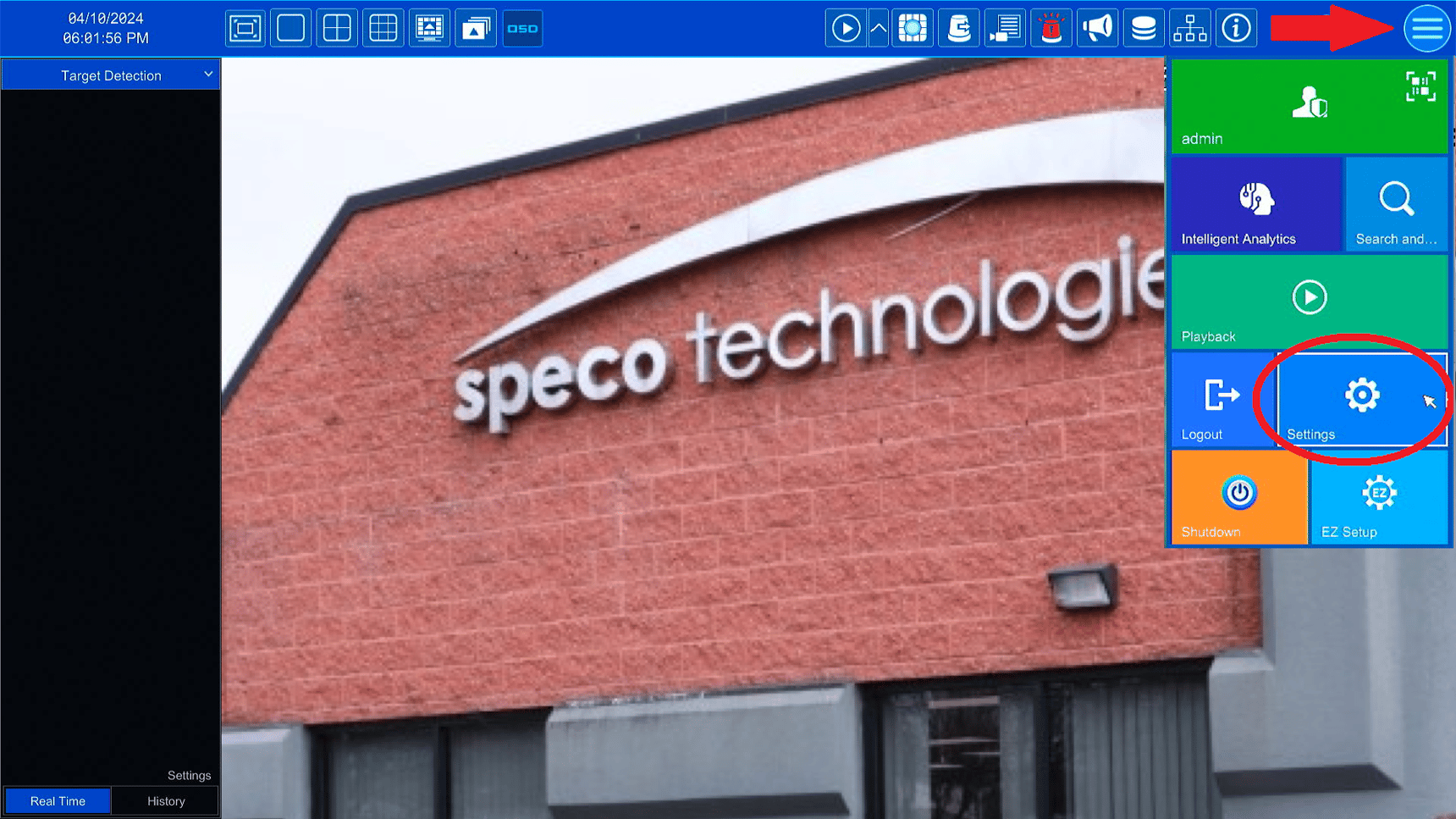 How to connect to a Speco Blue recorder from a web browser