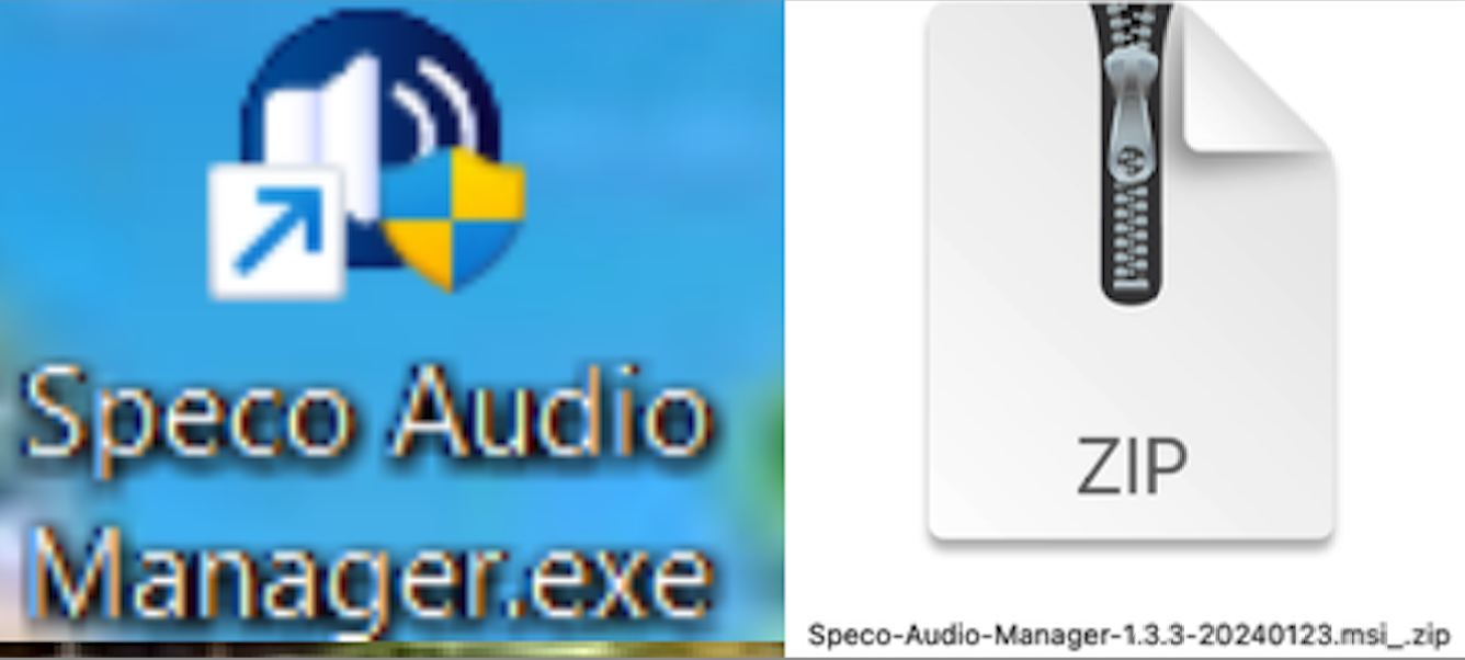 How to download and use the Speco Audio Manager software.