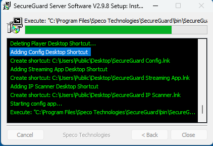 How to install SecureGuard VMS software