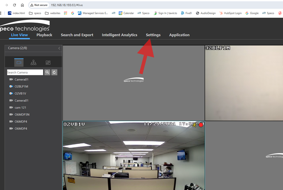 How to enable Motion Record on a NR Series Recorder locally from browser