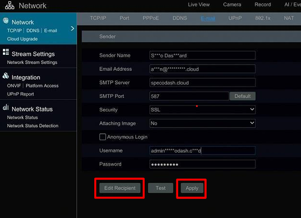 How to Set Up Email Notifications for Speco Blue Recorder on ...