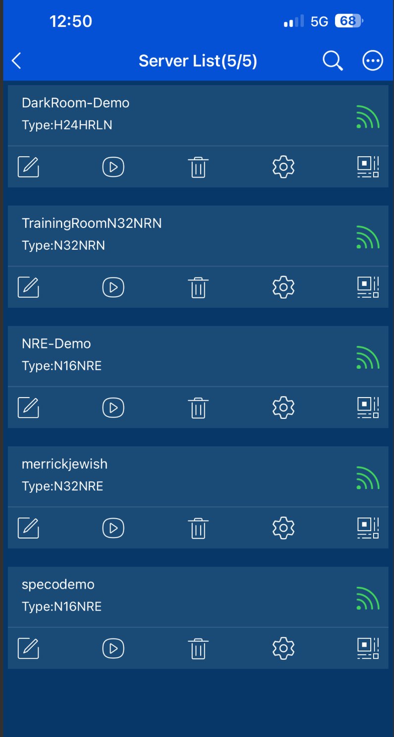 Quick Start Guide - Speco Blue Mobile App
