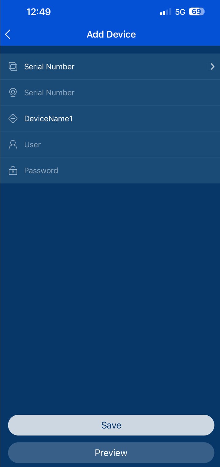 Quick Start Guide - Speco Blue Mobile App